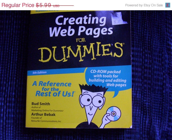 Creating Web Pages For Dummies Book on Luulla